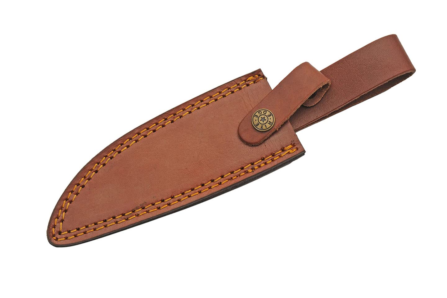 Wind Painter Stained Bone 10.5″ Stainless Steel Hunting Knife | Wood & Brass Spacers
