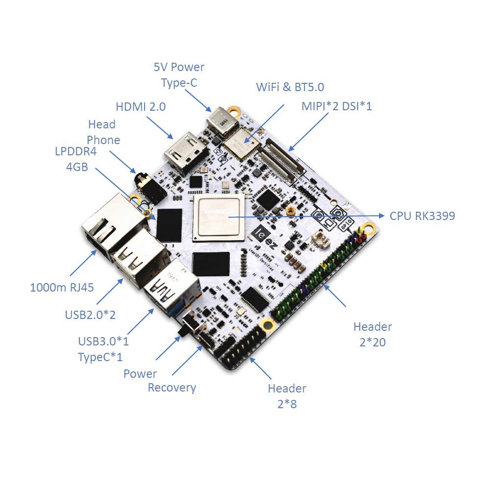 Youyeetoo Leez P710 six-core 64-bit Processor SBC Supports Three-Screen Display and Multi-Operating System IoT Development Board