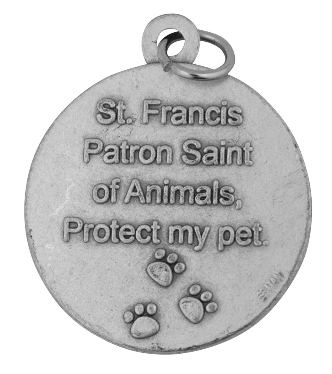 Venerare Traditional Catholic Saint Medal (Saint Francis Pet Medal, Round)