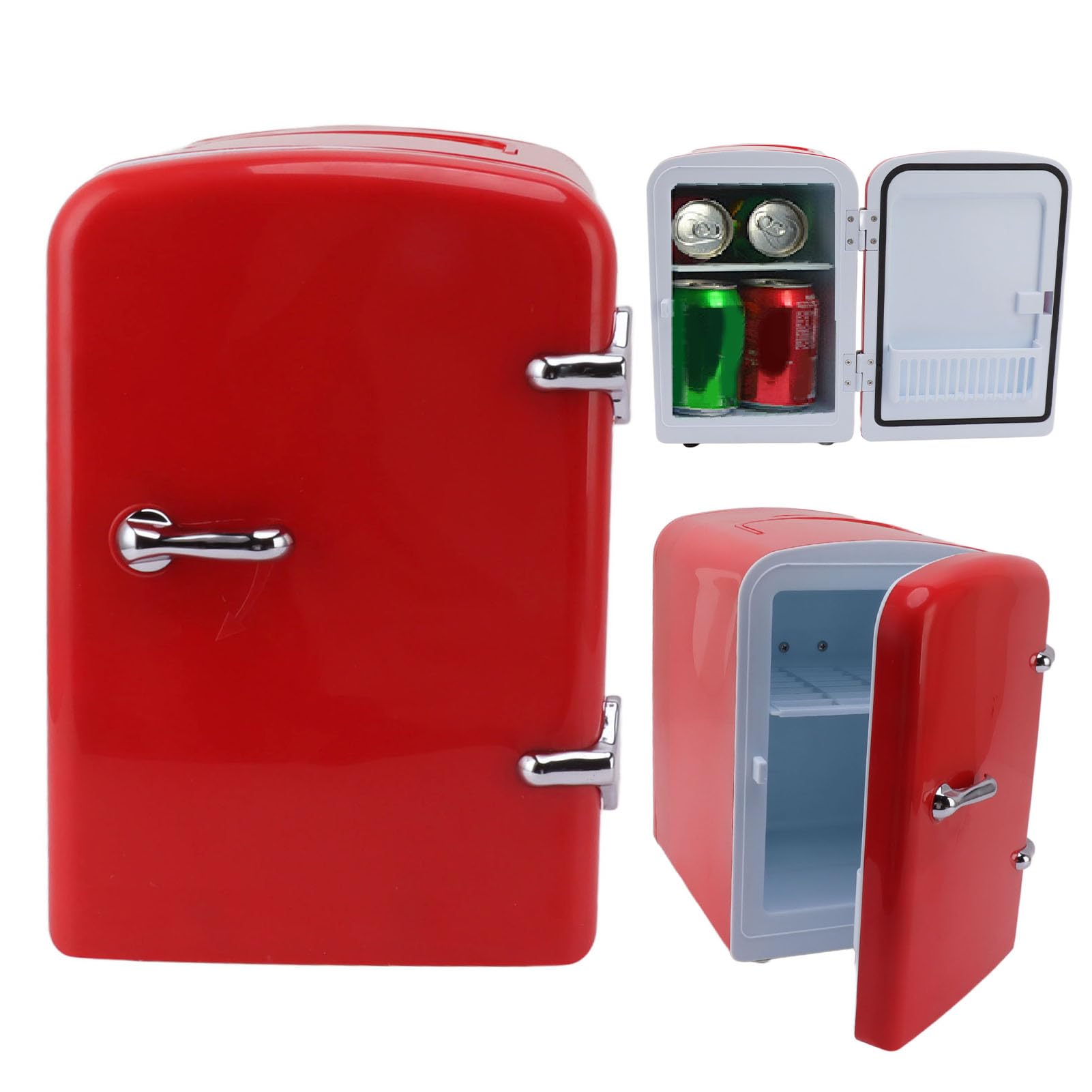YOUTHINK Portablep Fridge, 4L Portable Mini Beauty Fridge Refrigerator Small Makeup Skincare for Skin Care Beverage Home (US Plug 100β240V)
