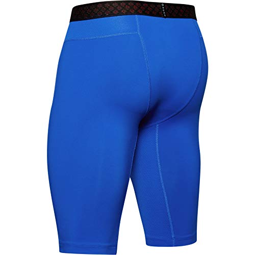 Under Armour Men's UA Rush HeatGear Long Compression Shorts XL Blue