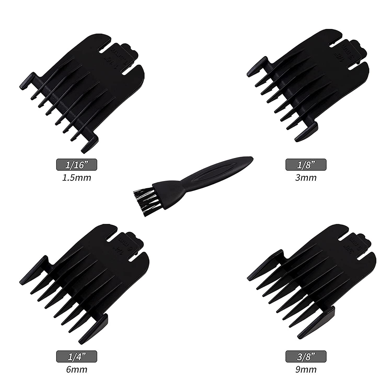 Trimmer Replacement T Blade Set Compatible With #32105 - D7#32655 D8#32400, Carbon Steel Blade Set, Compatible with Andis Slimline Pro Li D7/D8 Hair Clipper Trimmer, Black. (2Pack)