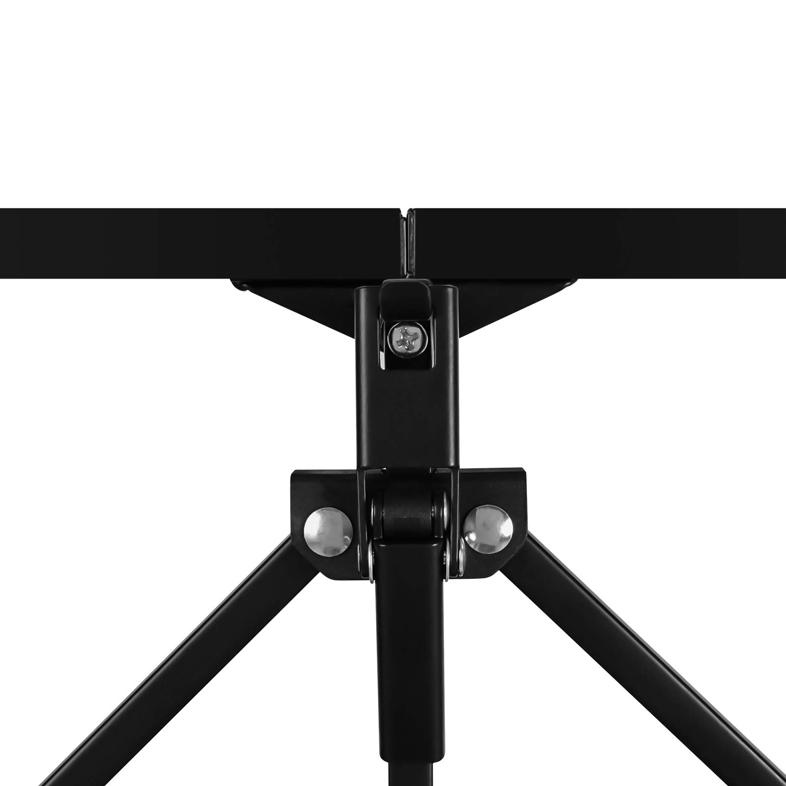 YSSOA 3-Tier Heavy Duty Foldable Metal Rack Storage Shelving Unit with Wheels Moving Easily Organizer Shelves Great for Garage Kitchen, Black