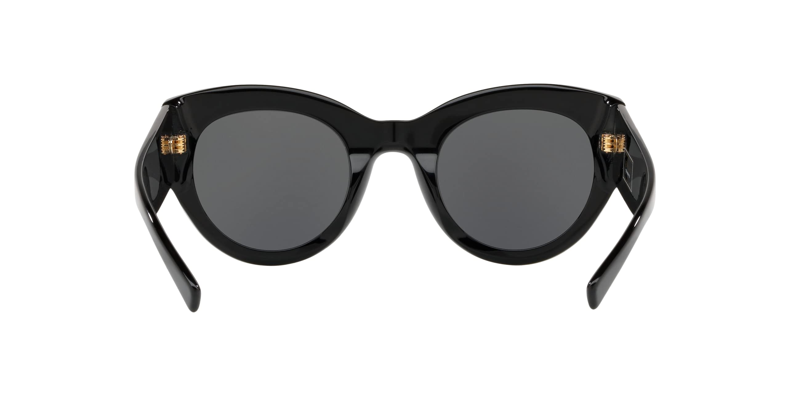 Versace Woman Sunglasses Black Frame, Dark Grey Lenses, 51MM