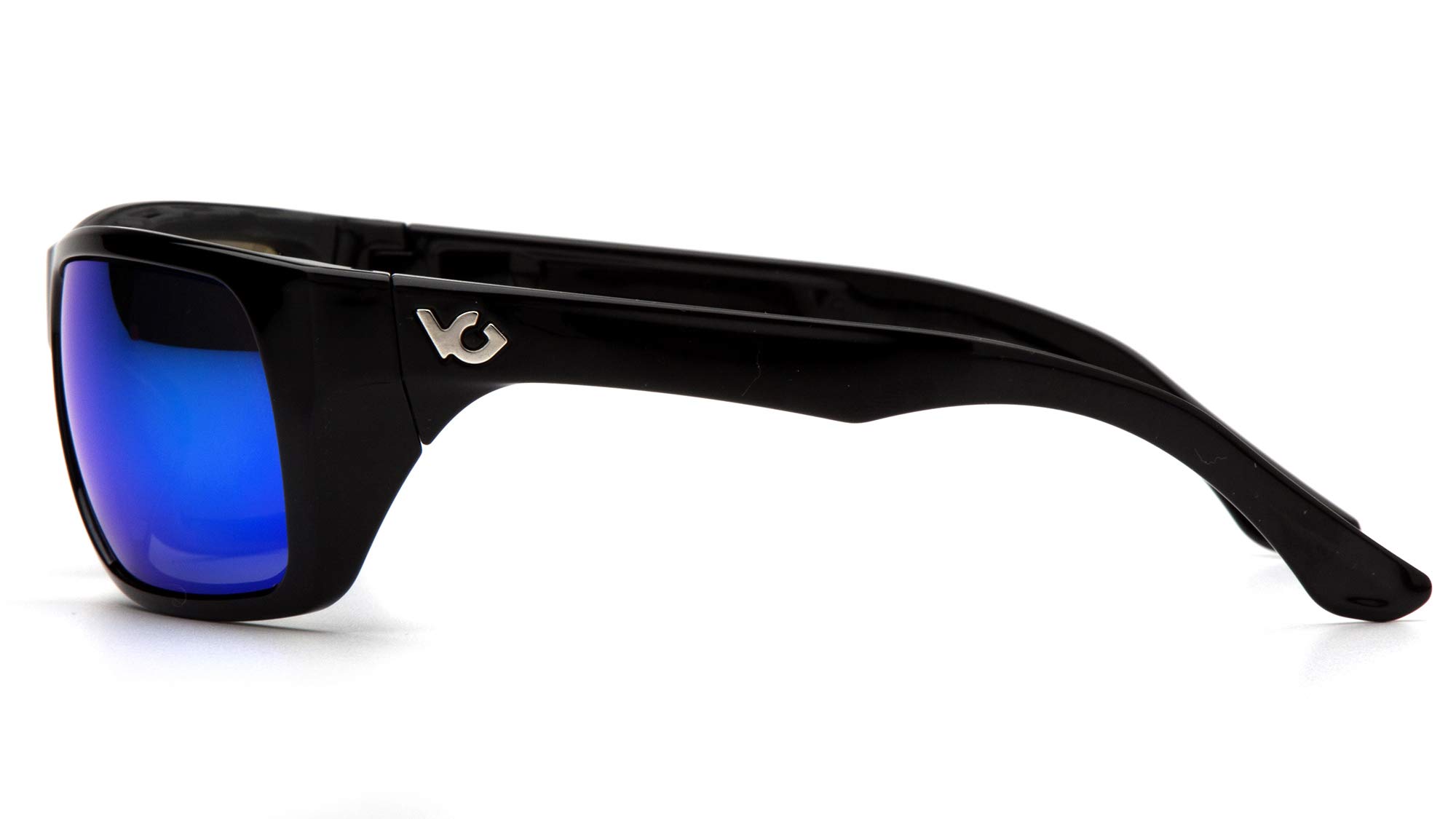 Venture Gear™ Vallejo® Safety Glasses Black Frame/Ice Blue Mirror Anti-Fog Lens