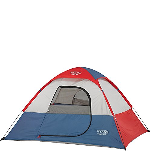 Wenzel Children's Sprout Two-Person Dome Tent, Red/Blue/White, 6 x 5-Feet