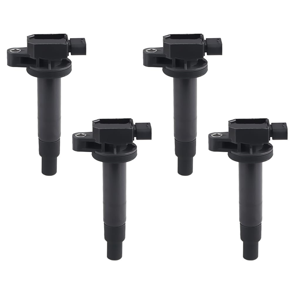 JDMON Compatible with Ignition Coils Toyota Yaris/Echo/Prius/Scion xA/xB/ 1.5L UF316 C1304 Replace 9091902240 set of 4