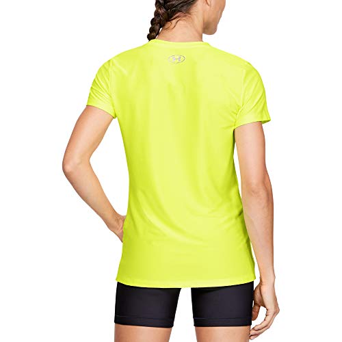Under Armour Tech Novelty V-neck Shirt, X-Ray (786)/Metallic Silver, Large