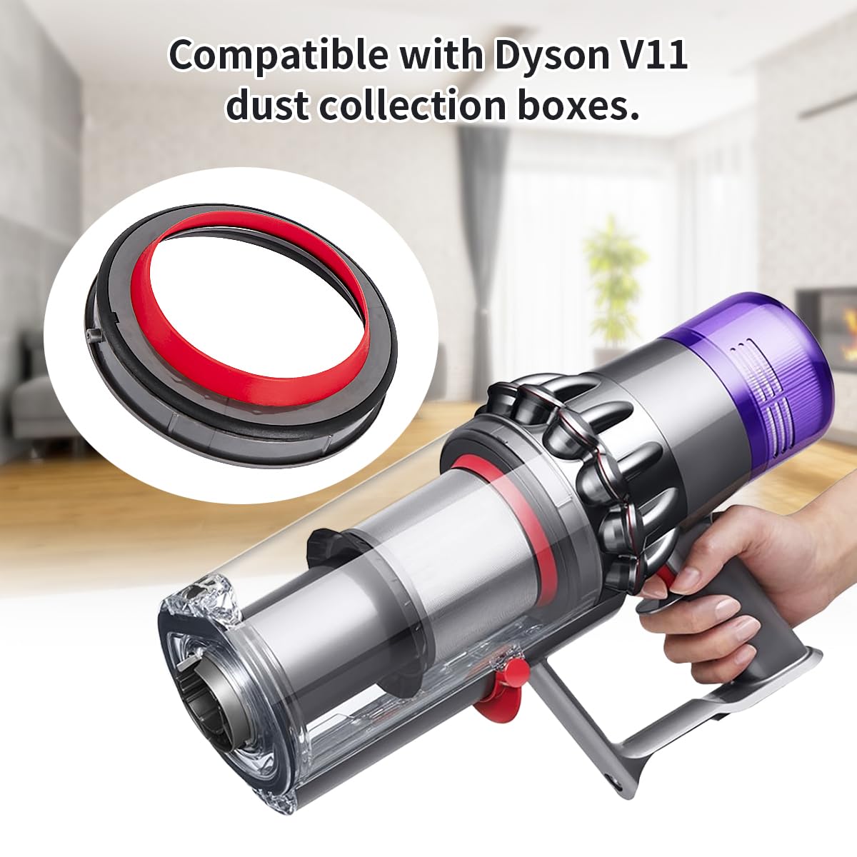 WuYan Dust Bin Lid Replacement for Dyson V11 V15 SV14 SV15 SV22 Vacuum Cleaner Dust Bucket/Dirt Cup Replacement Parts, Vacuum Cleaner Repair Accessories.