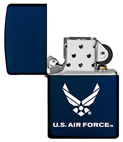 Zippo US Air Force Emblem Pocket Lighter, Navy Matte, One Size (239-CI018747)