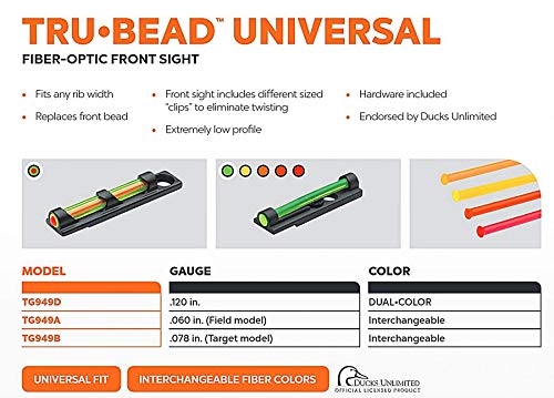 TRUGLO Tru-Bead .060 Field Model Universal Sight Multiple