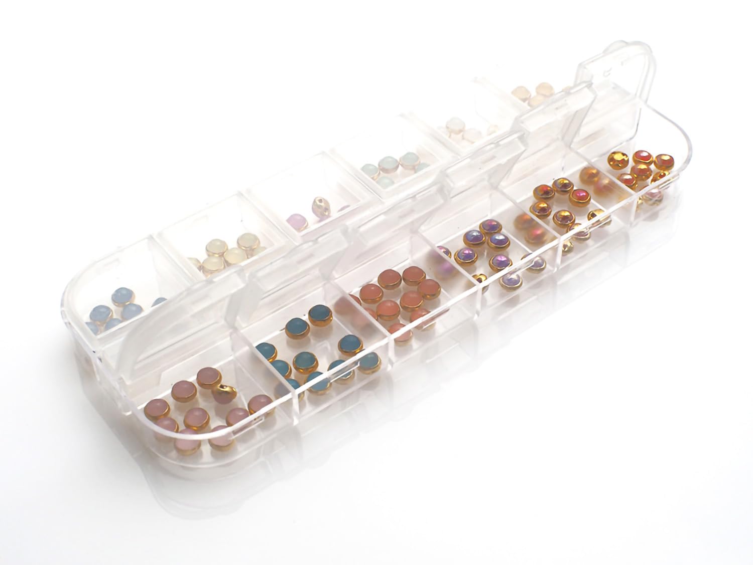 Wiosny 120pcs Tiny Mini Doll Pearl Buttons Size 4mm(5/32") Doll Clothing Accessories DIY Supplies (4mm(5/32"), 12 Colors Mixed)