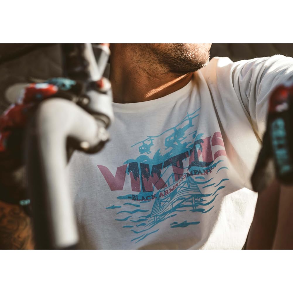 VIKTOS Men's Bongson Breakup Tee T-Shirt, Natural, Size: Small