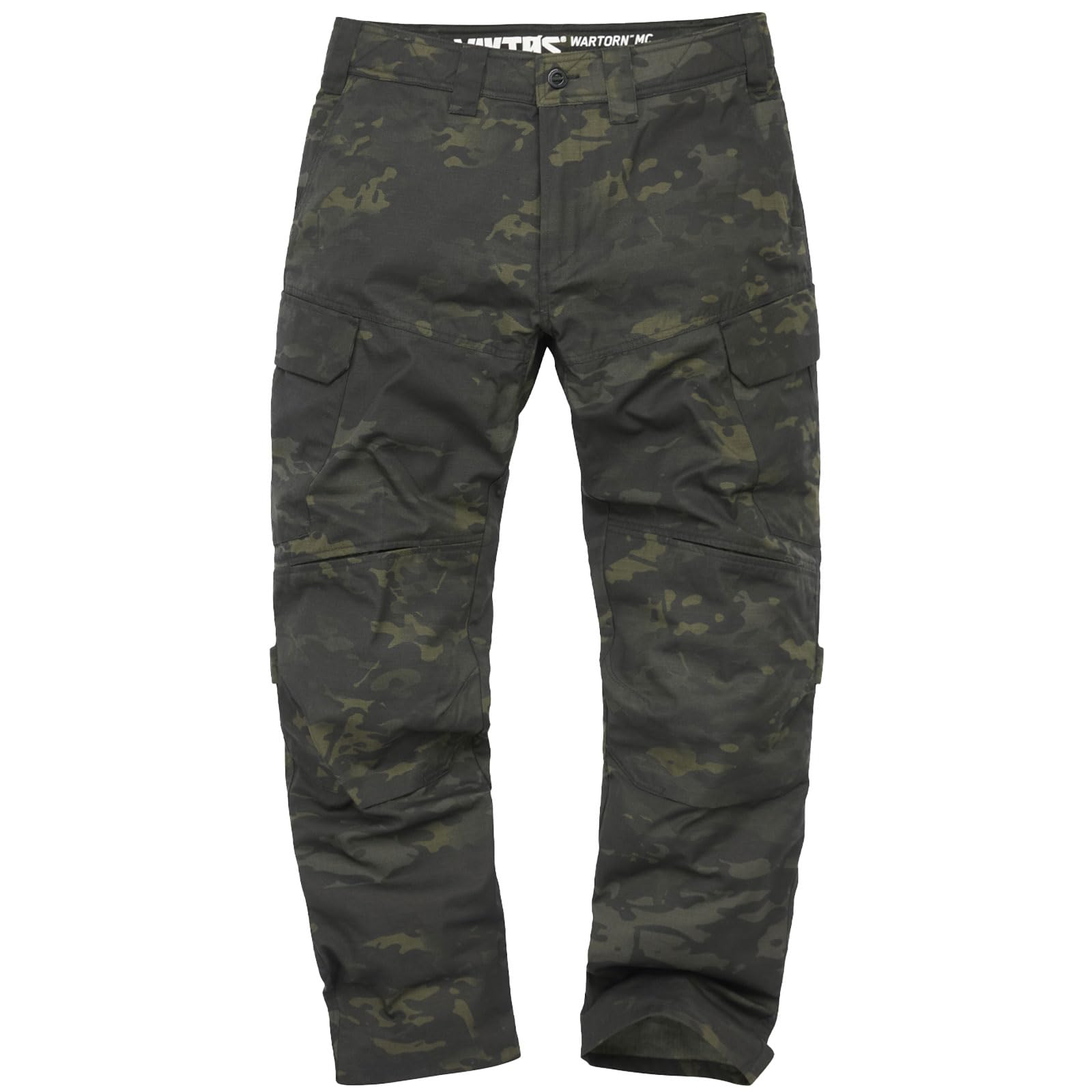 VIKTOS Men's Wartorn MC Tactical Casual Durable Double Zip EDC Combat Fit Cargo Pants with Multi Pockets, Multicam Black, 36 W x 36 L