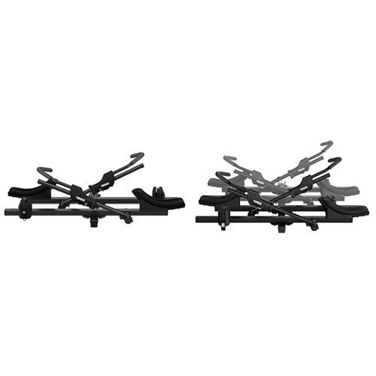 Thule 9046 T2 Classic 2 Bike Rack for 2" Receivers and Thule 9046 T2 Classic 2 Bike Add-On Rack for 2" Receivers Bundle