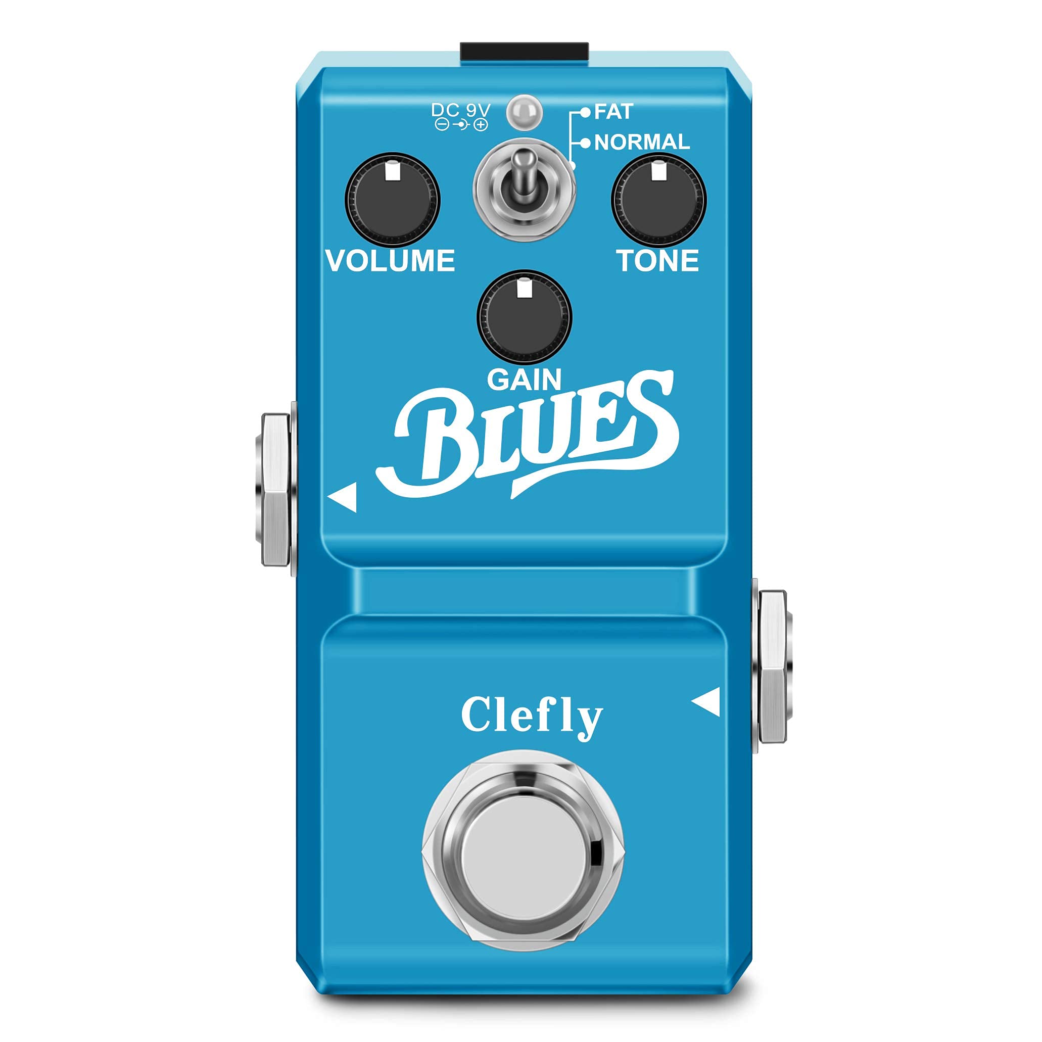 Clefly Blues Pedal Wide Range Frequency Response Blues Style Overdrive Effect Pedal for Guitar Accessories