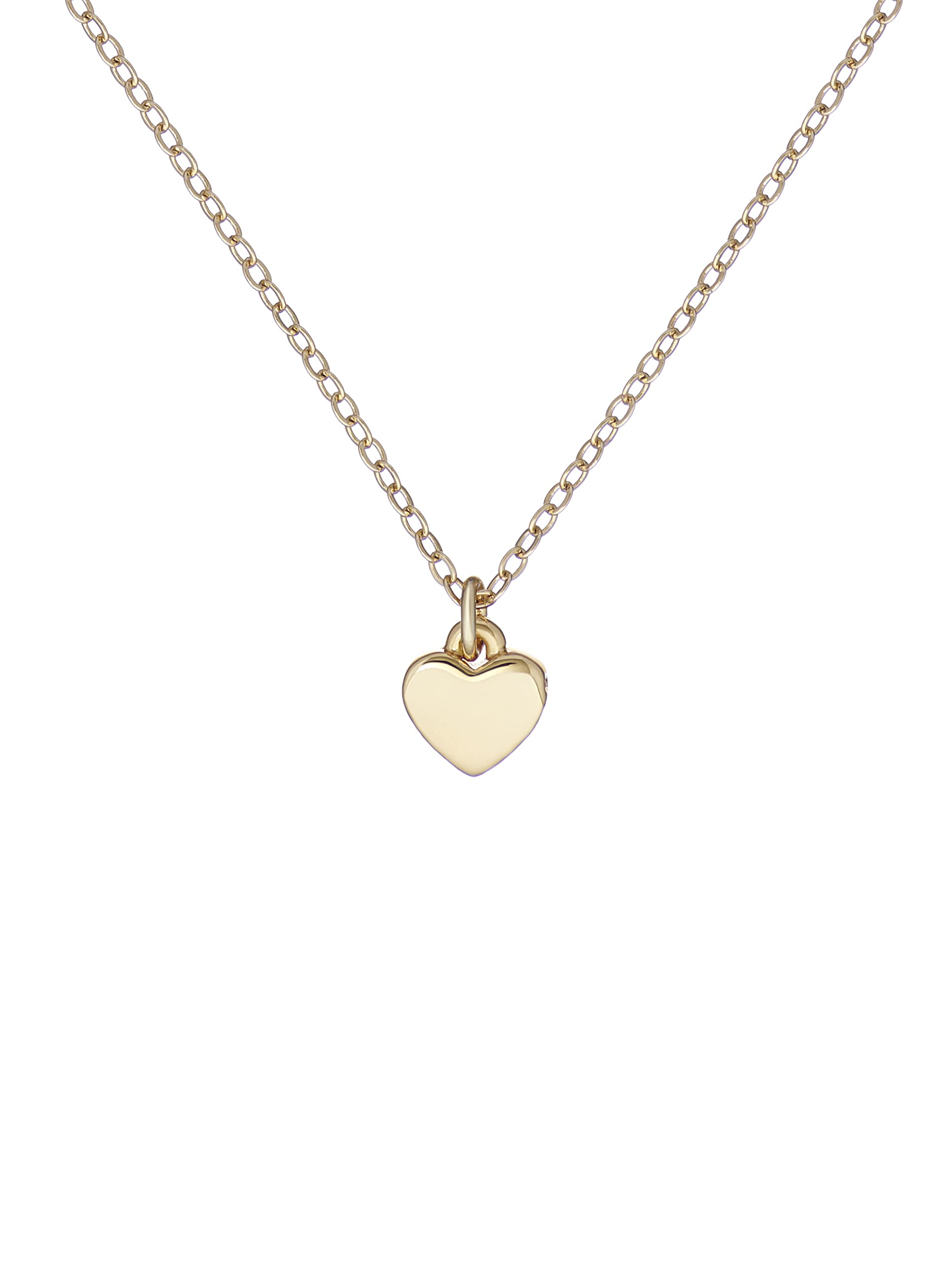 Ted Baker London Hara Tiny Heart Pendant Necklace for Women (Silver Tone)