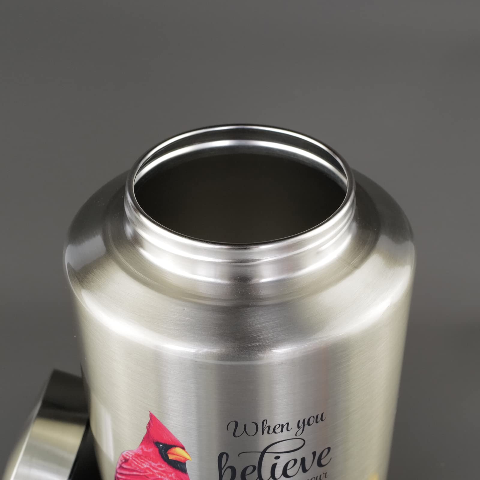 Up to 220 lbs Large Cremation Urns for Adult Human Ashes, Decorative Urn for Male Female Ashes with Velvet Bag(Cardinal)