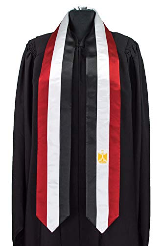 Vision Wear Egypt Flag Graduation Sash/Stole International Study Abroad Adult Unisex