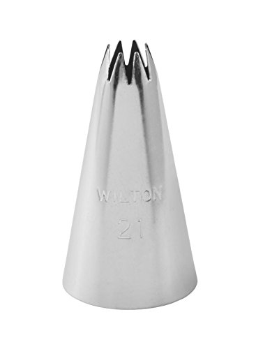 Wilton Cake Decorating Tip Pkg Open Star #21