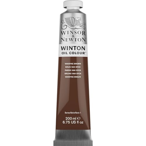 Winsor & Newton Winton Oil Color, 200ml (6.75-oz) Tube, Vandyke Brown