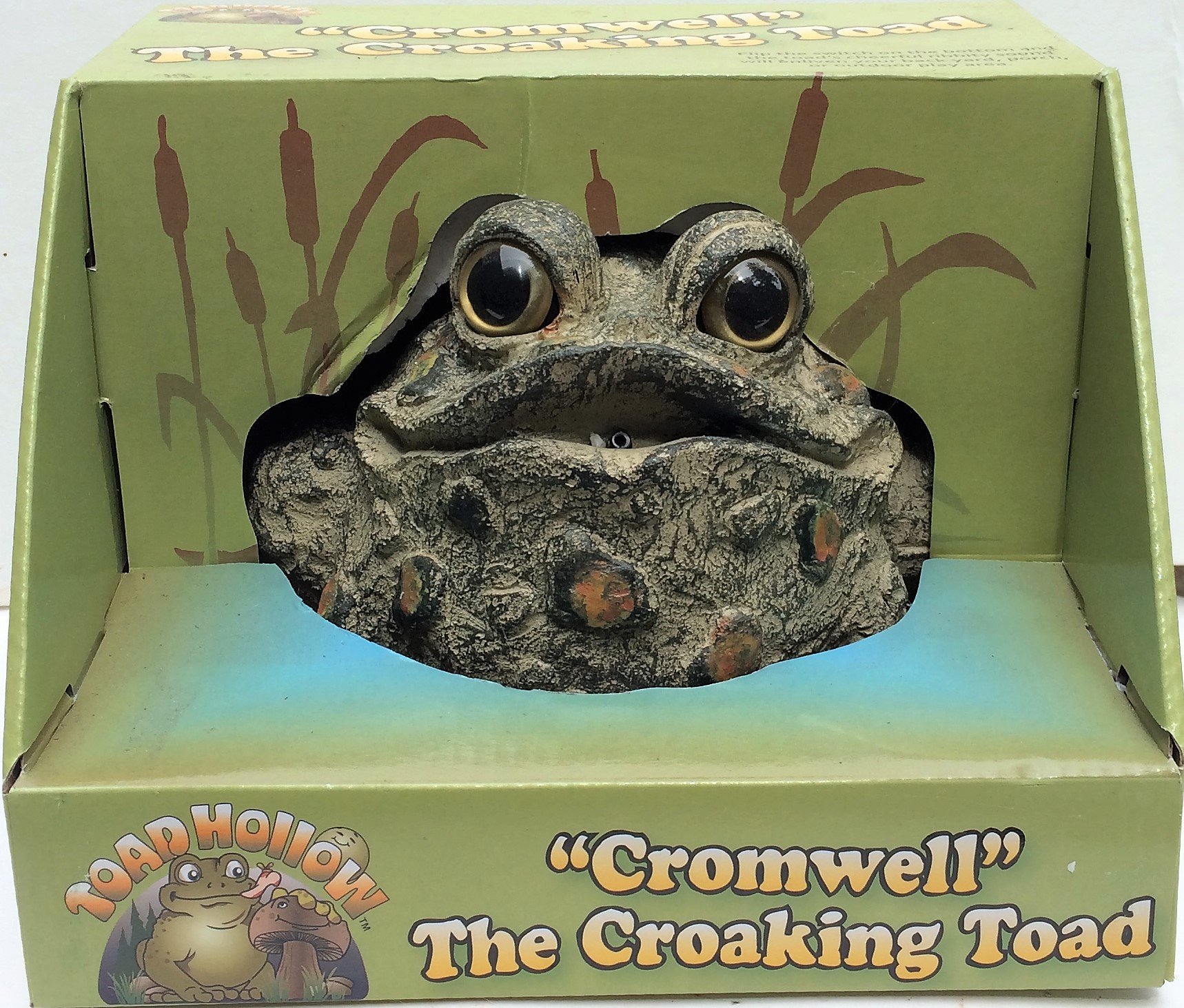 Toad Hollow Croaking Cromwell The Motion Activated Frog