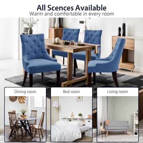 Wonder Comfort Dining Chairs, Blue