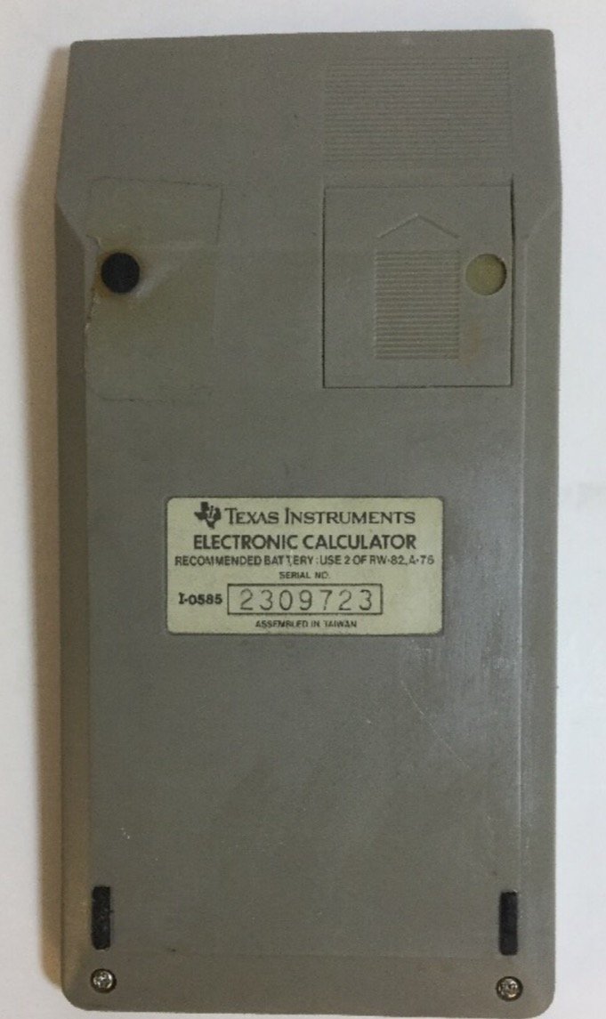 Texas Instruments Ti-55 III Texas Instruments Programmable Constant Memory Battery Operated Electronic Calculator (Recommended Battery: Use 2 of Rw-82, A-76, or Normal Standard Size Button Batteries)