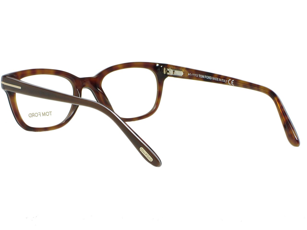 Tom Ford Eyewear TF5207 047 Dark Brown/Light Havana Eyeglasses 49mm