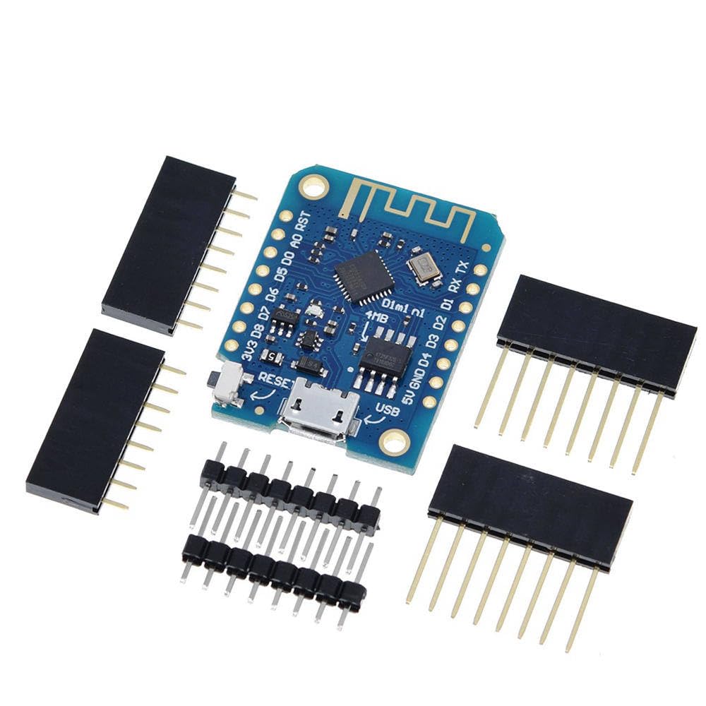 Wemos D1 Mini V3.0.0 WiFi Internet of Things Development Board Based ESP8266 CH340 CH340G 4MB for Arduino Nodemcu V2 MicroPython