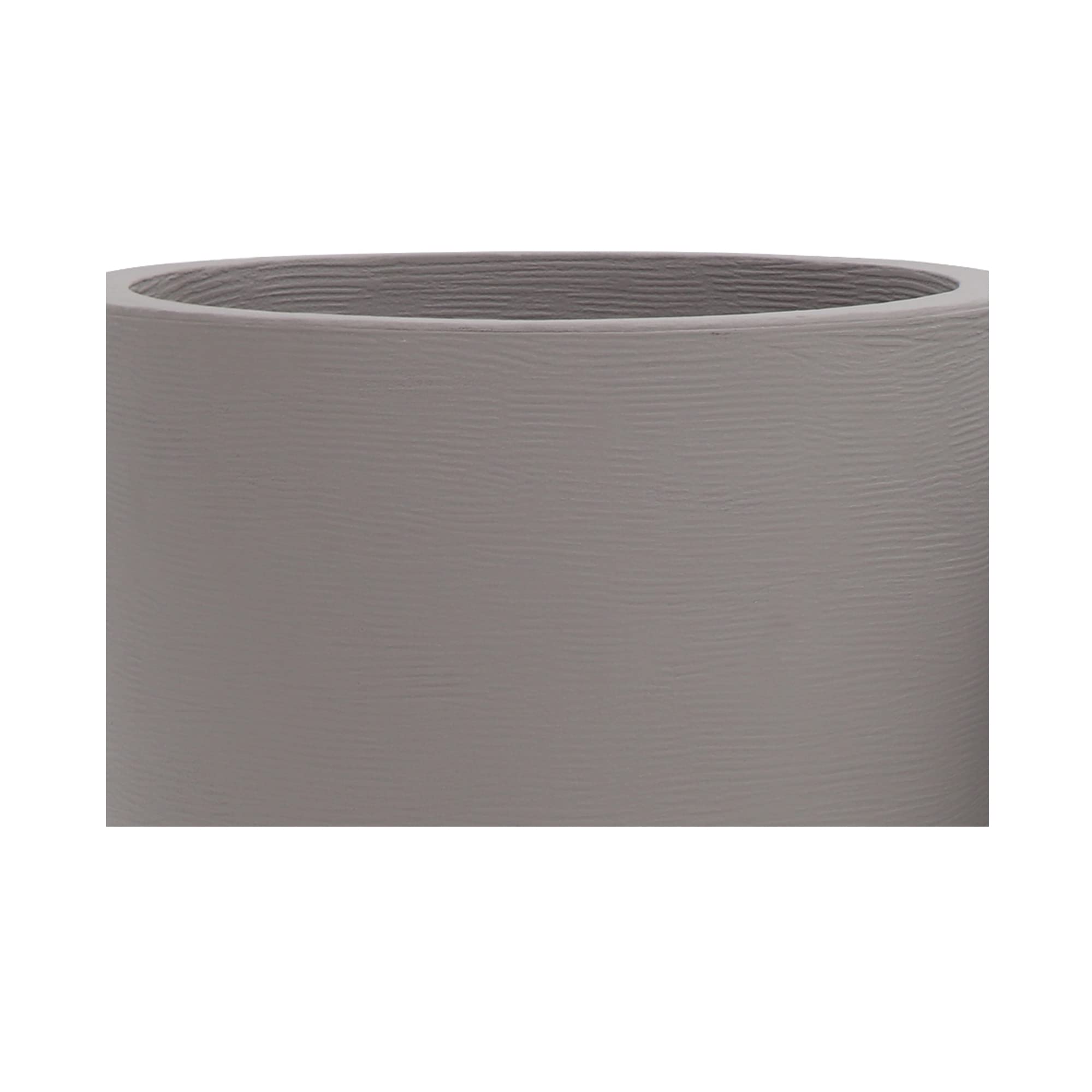 Thai Plant Pot Plastic Taupe Diameter 50 x Height 67 cm Weatherproof Volume 84 litres