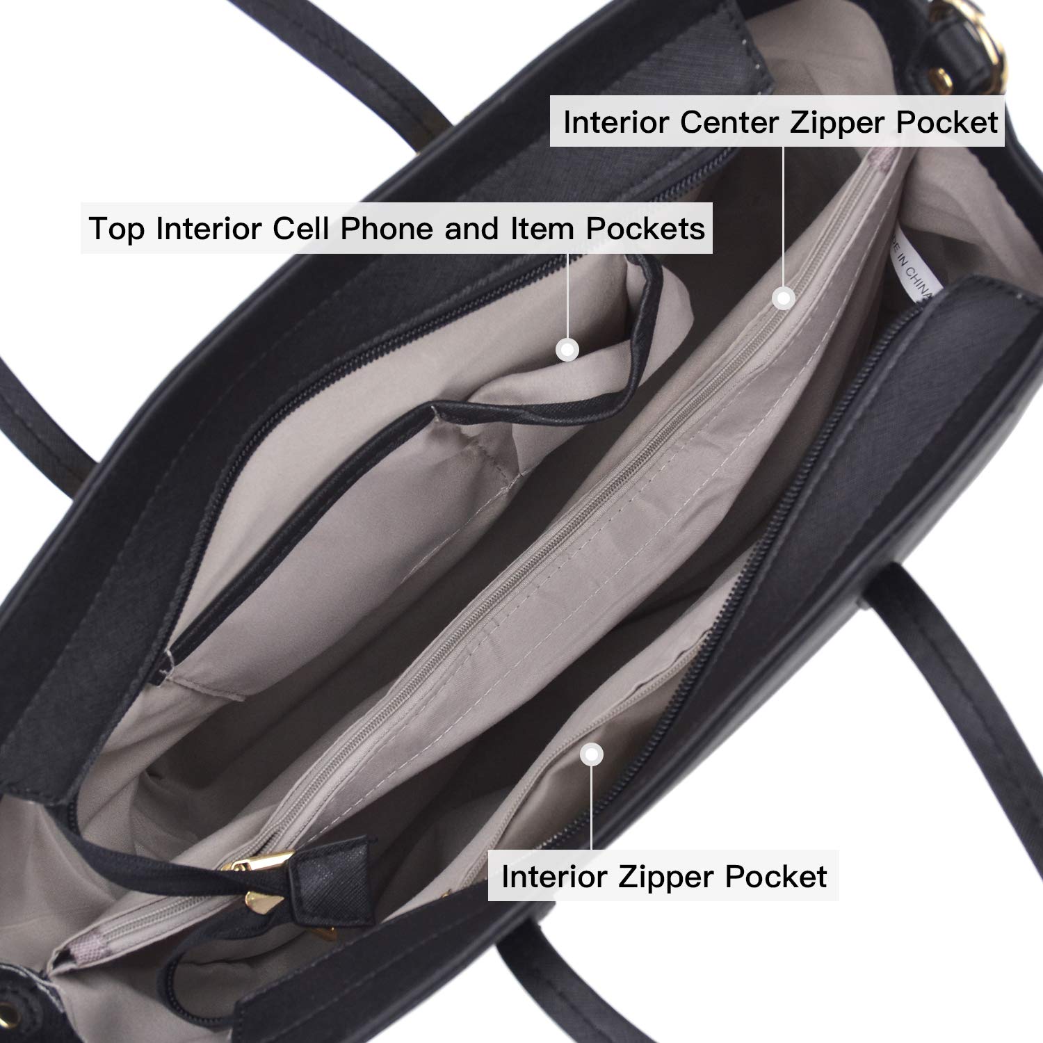 Womens Fashion Handbag Designer Shoulder Bag Structured Satchel Bag Top Handle Bag Coffee Large