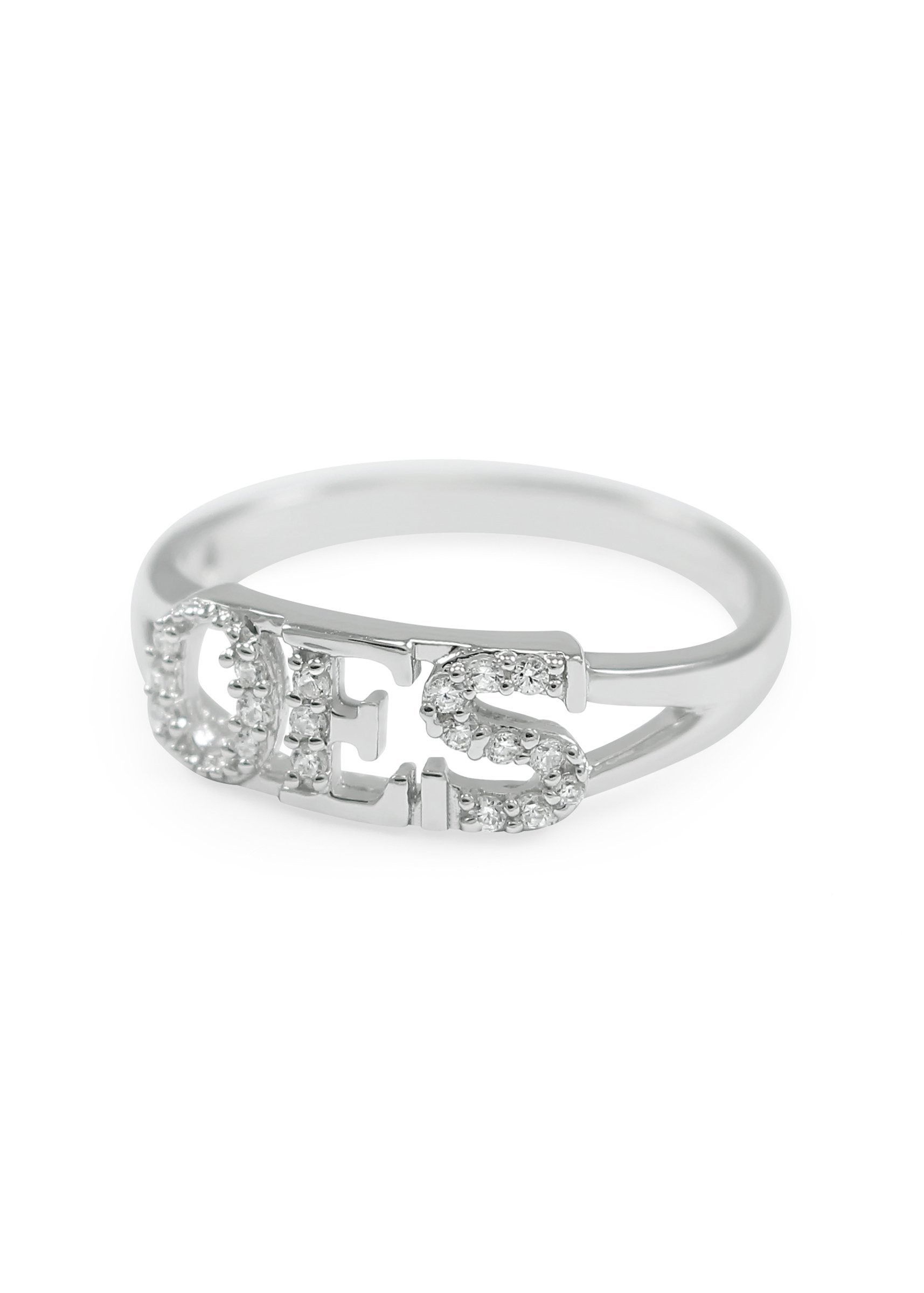 The Collegiate Standard OES Sterling Silver Ring set with Czs size 9