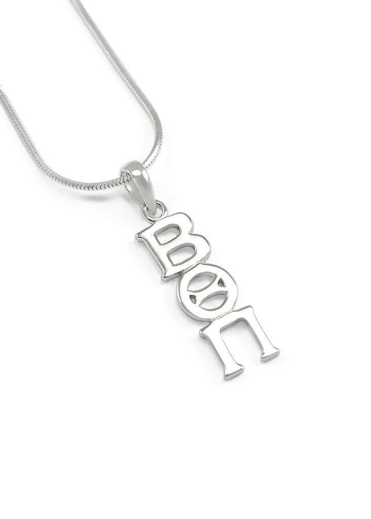 The Collegiate Standard Beta Theta Pi Sterling Silver Lavaliere