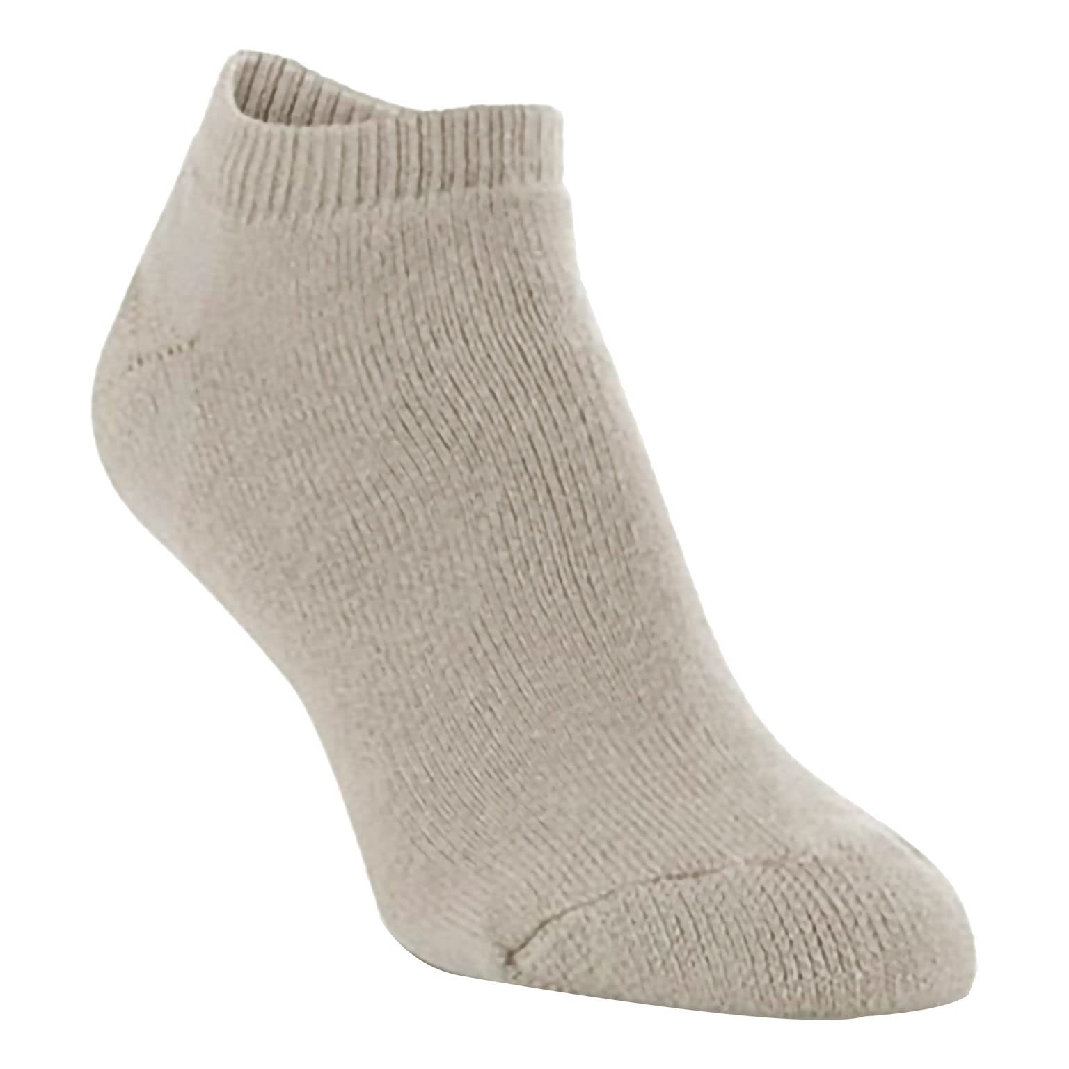 World's Softest Socks Classic Low - Comfortable Mens Socks (as1, alpha, m, regular, regular, Stone)