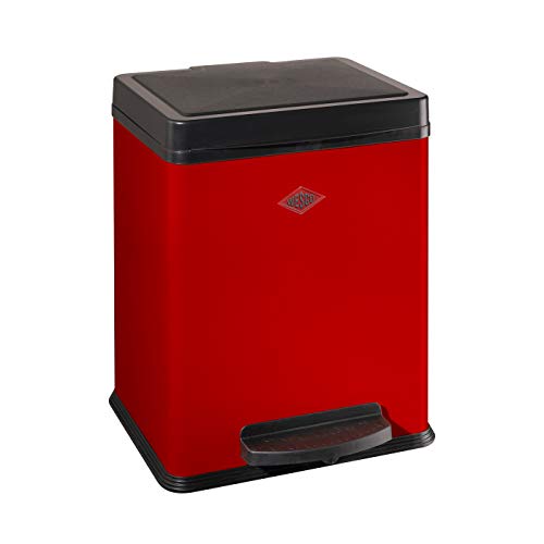 Wesco Öko-Sammler 380 511-02 Pedal Bin with 1 x 20 Litre Compartment Red