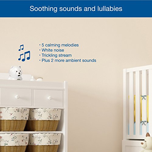 VTech VM346 Bear Video Baby Monitor with Automatic Infrared Night Vision, Soothing Sounds & Lullabies, Temperature Sensor & 1,000 feet of Range
