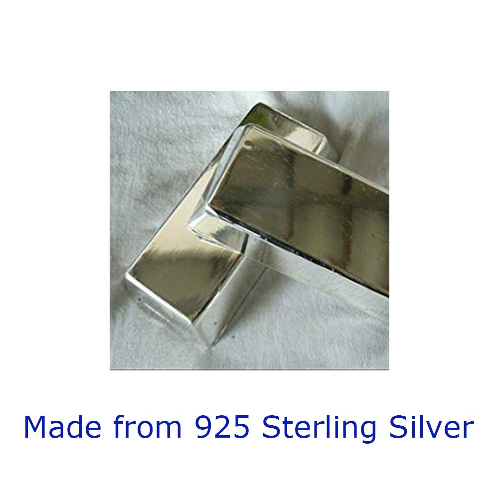 WRISTCHIE Sterling Silver Jewelry Mermaid Tail Fish Pendant Necklace 18"+2" (Silver)