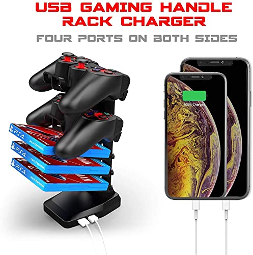 VITESSE Ergonomic Gaming Desk 55 Inch, T Shaped Office PC Computer Desk with Desk Mouse Pad, Gamer Tables with Gaming Handle Rack, Cup Holder Headphone Hook