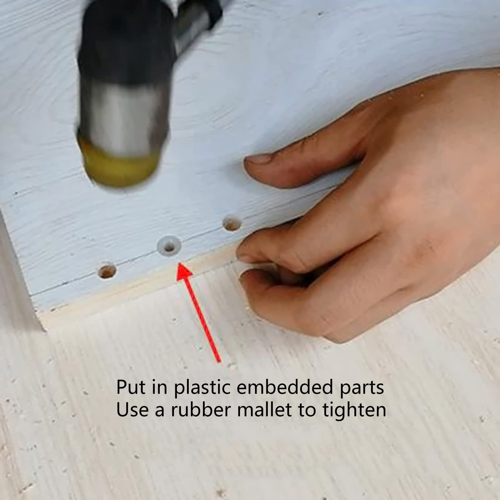 Wood Doweling Jig Pocket Hole Drilling Locator Jig Kit With 6/8/10mm Drill Bit Vertical Drill Guide Hole Puncher Tools Doweling Jig For Woodworking Woodpeckers-drilling Sleeves Self Centering Kit-sold