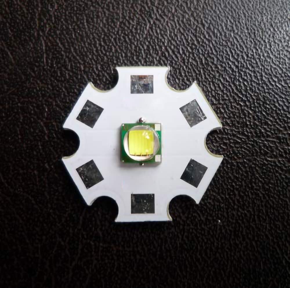 XINXINGYUAN Original LED Chip 10W Cool White 6500K 3V 3A LED Lamp Light Emitter Chip DIY with 20mm Star PCB Base