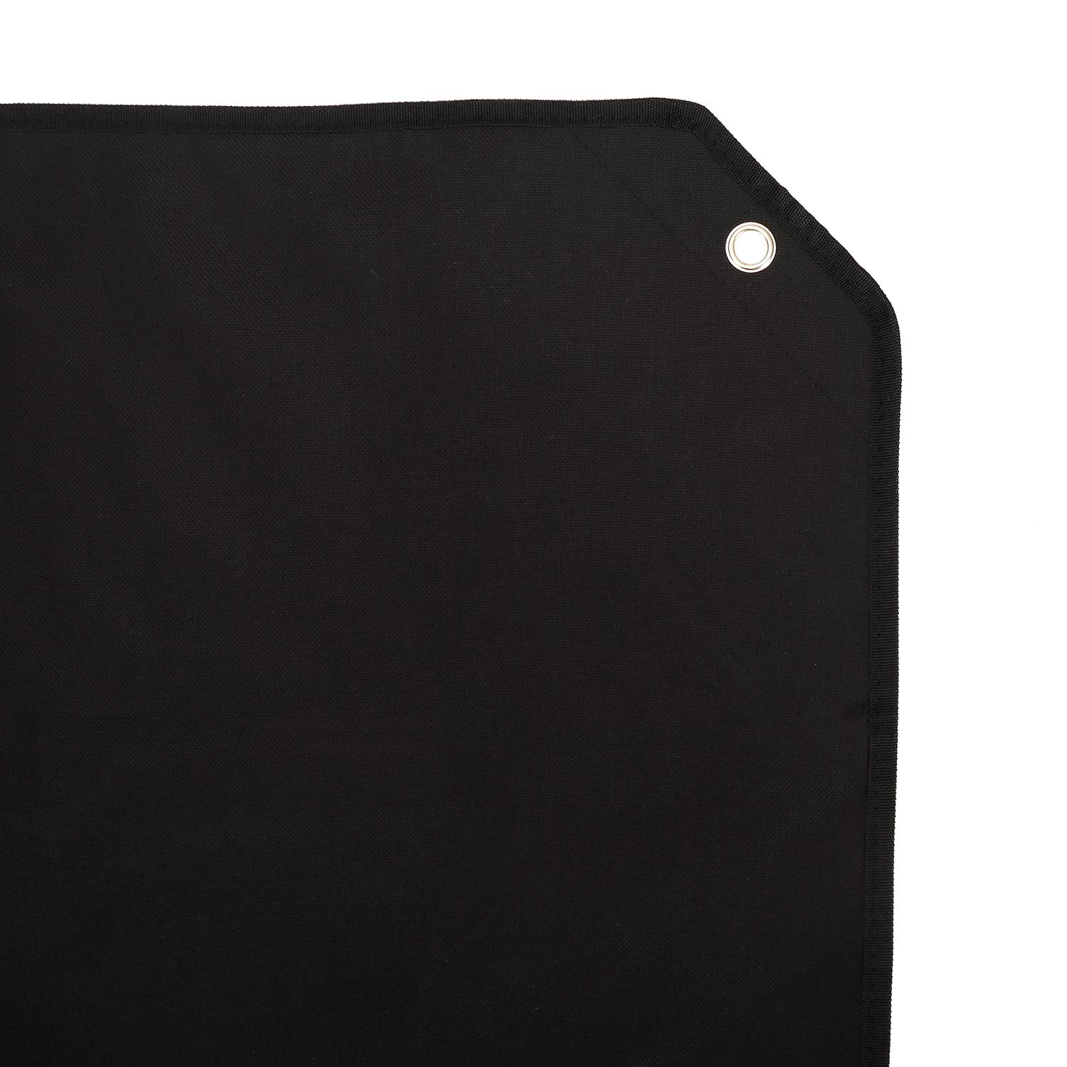 Yesland AC Cover for Outside Unit, Black AC Condenser Cover AC Defender with 4 Bungee Cords, Black Heavy Duty Winter Top and A/C Unit Protector for Central Units (32'' X 32'')