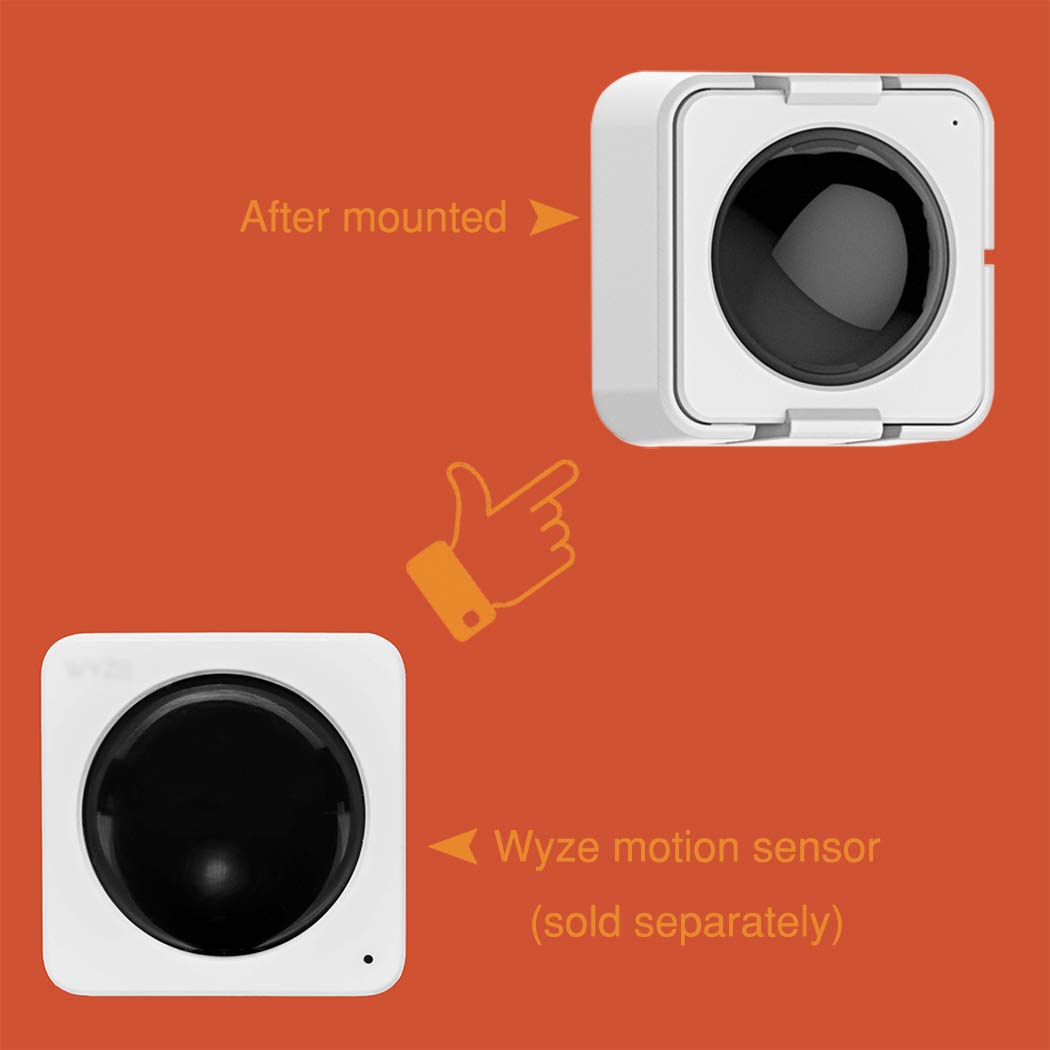 Wyze Sensor Mounting Bracket for Old Version 1st Gen,Semi-Permanent Mount Solution for Sense Starter Kit,Specific Holder for Wyze Motion Sensor and Contact Sensors, Sensors are Not Included (2-Pack)