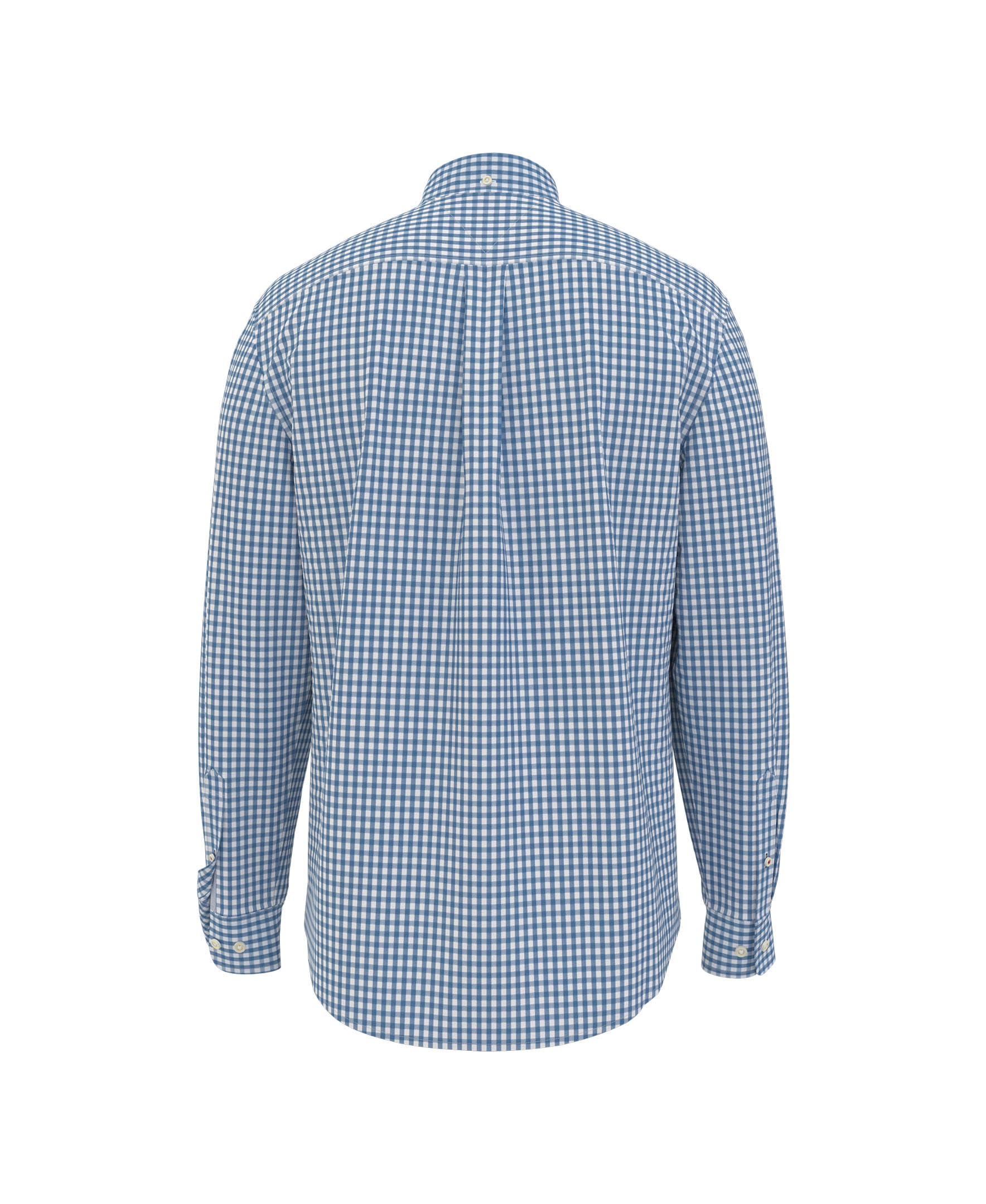 Tommy Hilfiger Men's Long Sleeve Casual Button Down Shirt in Classic Fit, Blooming Blue