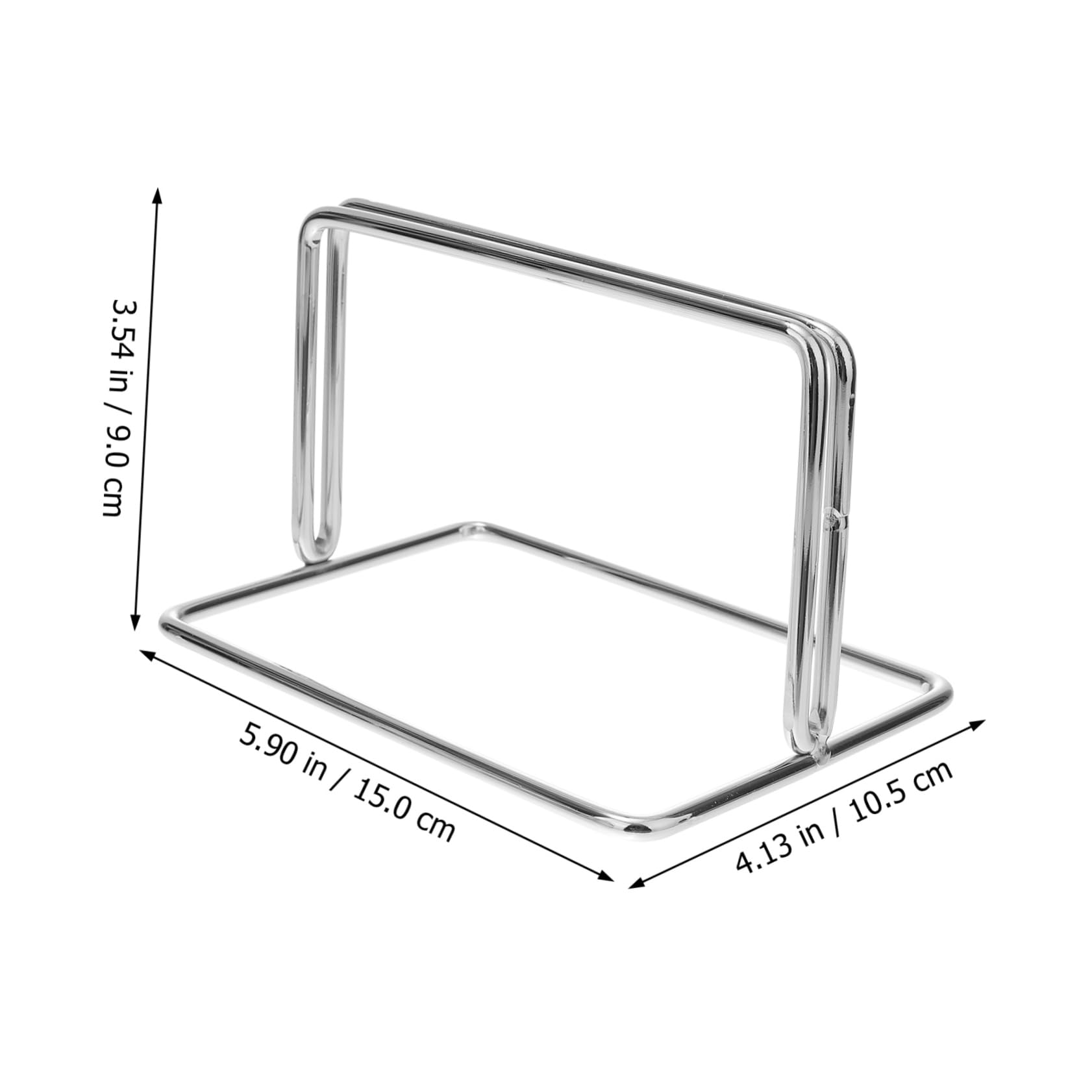 Yardenfun 4pcs Baffle Bracket Desk Partition Holder Metal Partition Bracket Privacy Panel Holder Divider Holder Stainless Steel Office Partition Bracket Metal Partition Holder Desktop Shelf