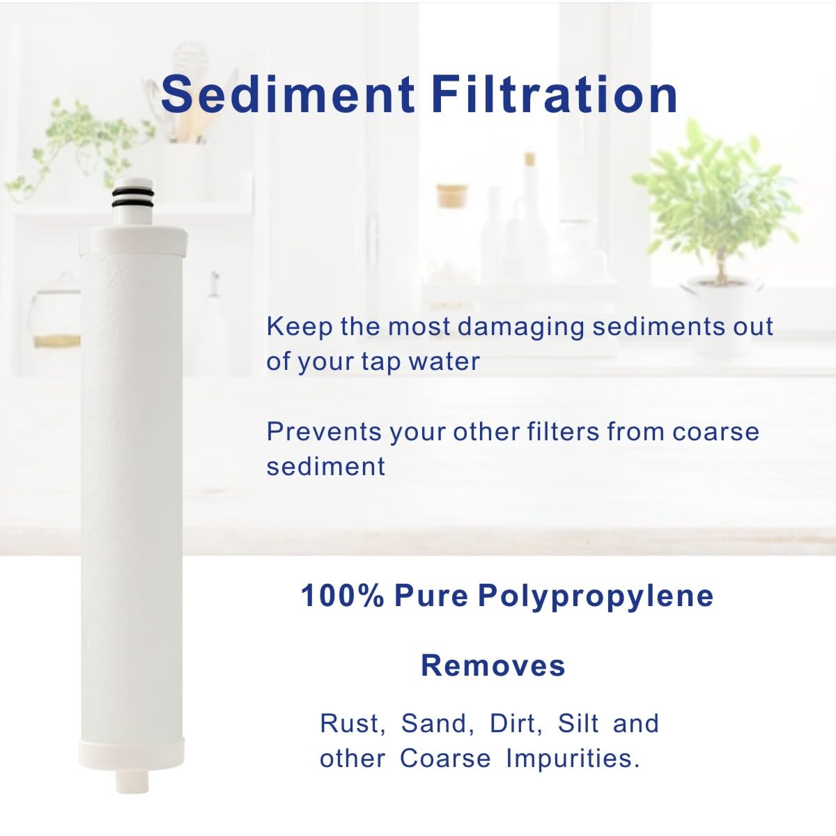 WUHUFILTRA Culligan Compatible AC-30 Reverse Osmosis System Replacement Full Filters Set With Membrane