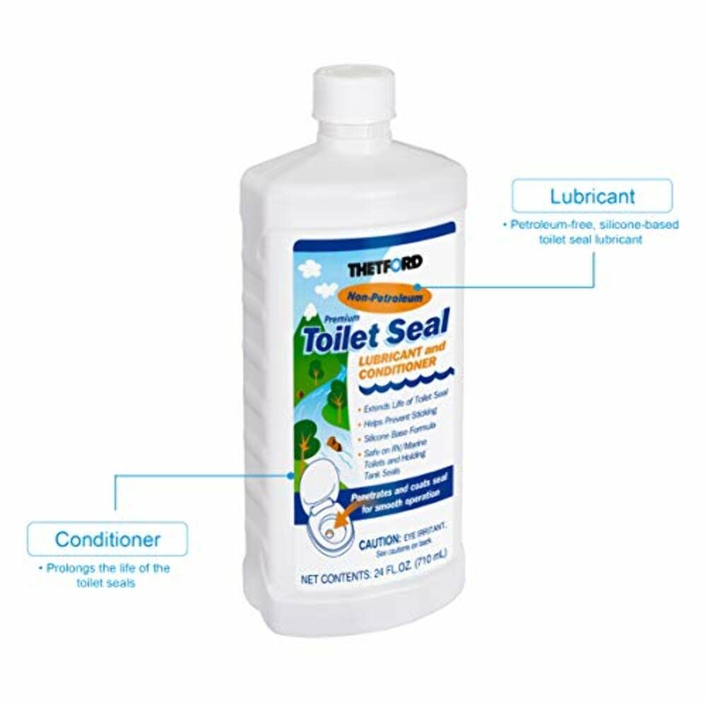 Thetford RV Toilet Seal Lube and Conditioner - Toilet Seal Lubricant - 24 oz 36663