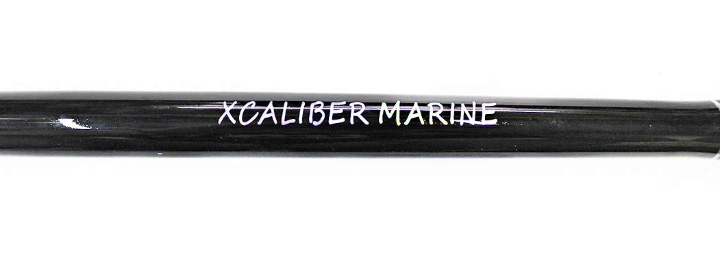 Xcaliber Marine Pair (2) Tournament Series 30-80lb Saltwater Trolling Rod w/Pac Bay Guides (Blue & Silver)
