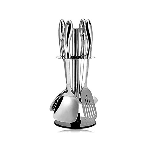 WUDILU Cooking Tools Stainless Steel Kitchenware Kitchen Utensil Set Soup Spoon Colander Meat Fork Leak Shovel Rice Spoon