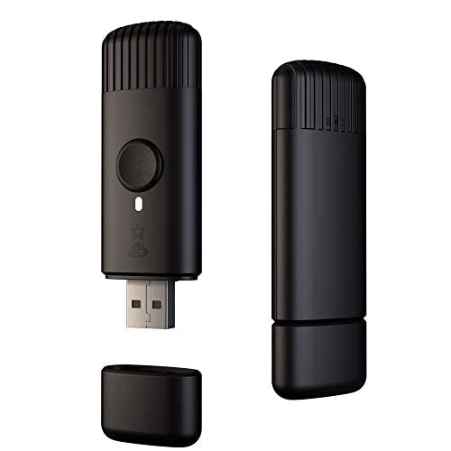 Twinkly Music, Sound Sensor for LED Lights, Bluetooth and Wi-Fi Sensor to Sync with Music and Smart Lights via App, USB Power, Black